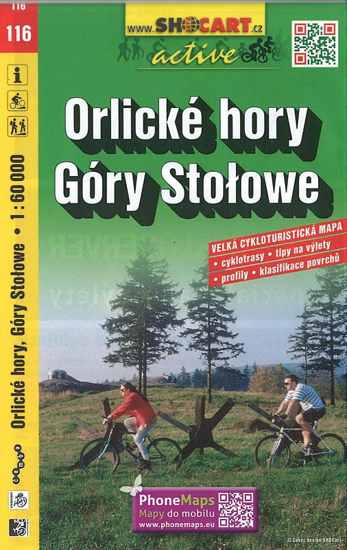 Cykloturistická mapa, Orlické hory 1:60 000 | Hvězda